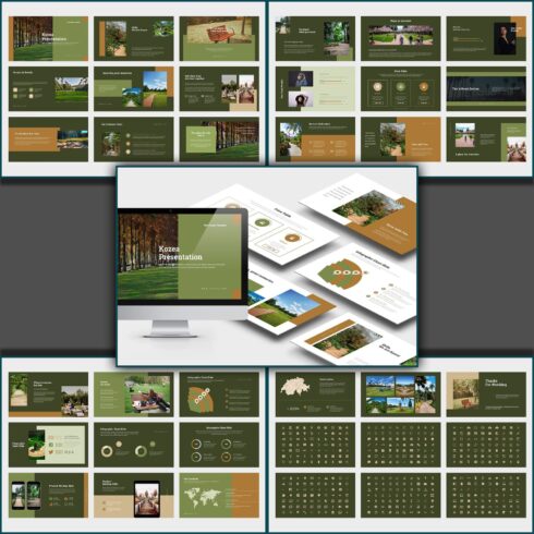 Kozea: Park & Landscape PowerPoint – MasterBundles