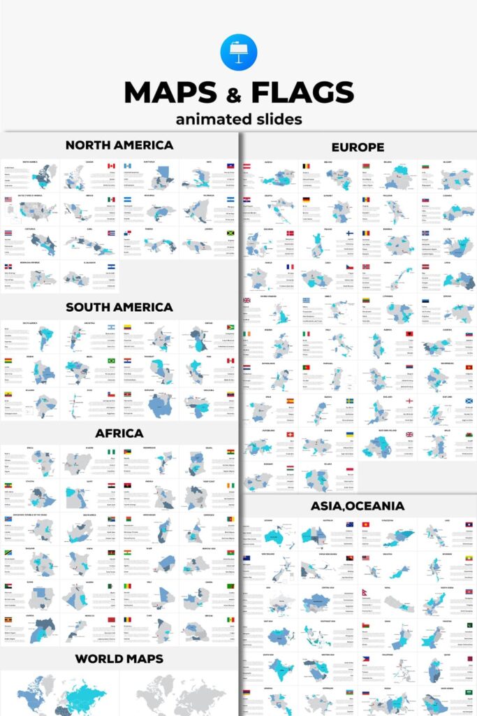 Keynote Maps Infographics – MasterBundles