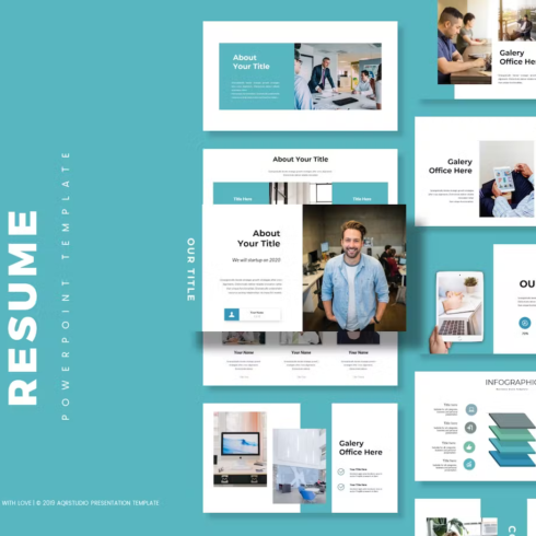 Resume Powerpoint Template 150+ Total Slides | Master Bundles