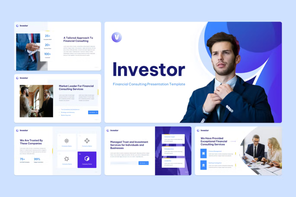 Investor - Financial Consulting PowerPoint – MasterBundles