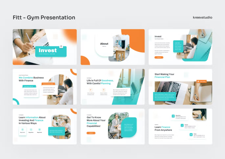 Invest - Finance PowerPoint Presentation – MasterBundles