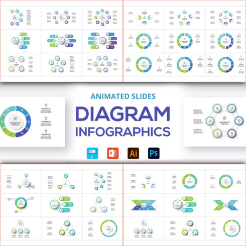 Diagrams Animated Infographics – MasterBundles