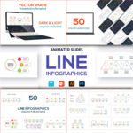 50 Line Animated Infographics – MasterBundles