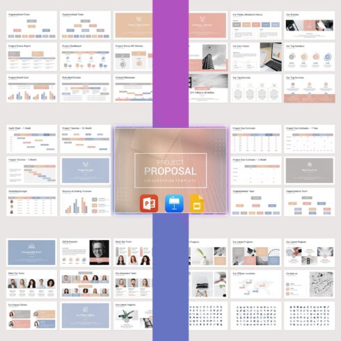 Project Proposal PowerPoint Template PPTX, KEY, Google Slides ...