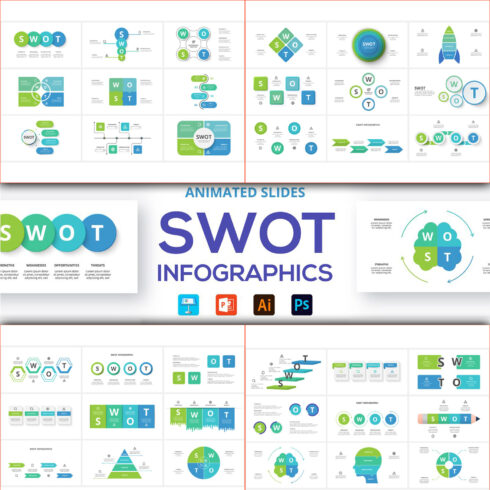 SWOT Animated Infographics – MasterBundles