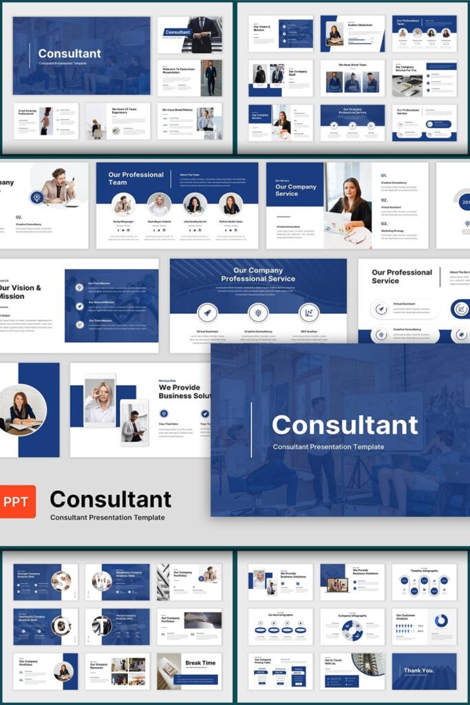 Finance & Consulting PowerPoint – MasterBundles