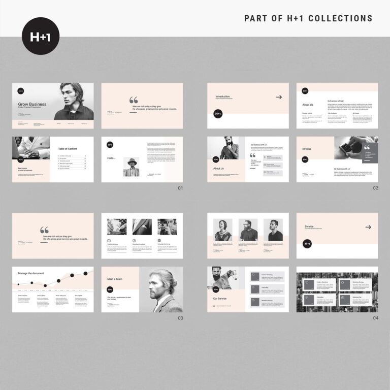Project Proposal PowerPoint Template 32 Slides – MasterBundles