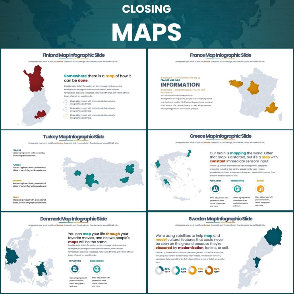 BEST MAPS Keynote Infographics – MasterBundles