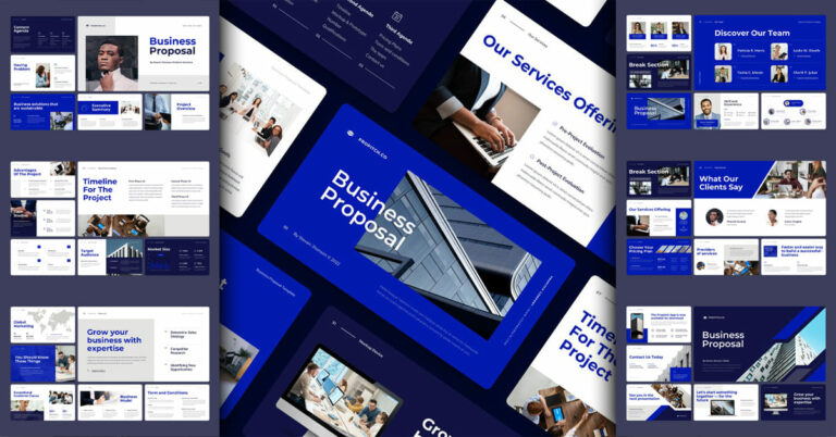 Business Proposal PowerPoint Template – MasterBundles
