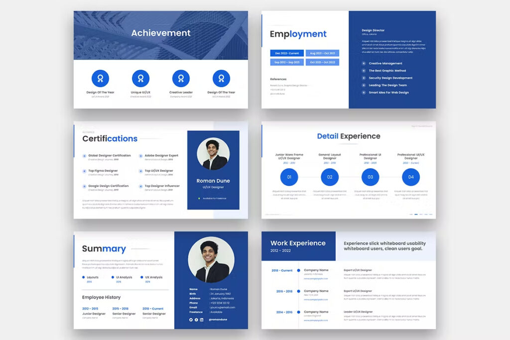 Yourcv - Personal Resume PowerPoint Templates – MasterBundles