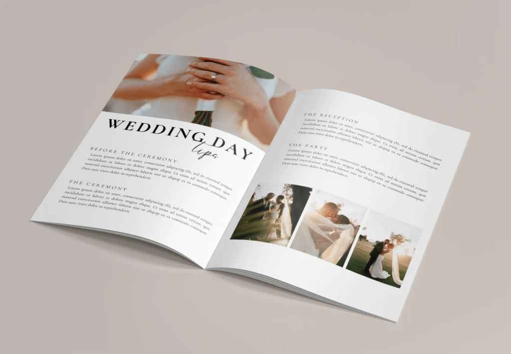 Wedding Pricing Guide, Marketing Magazine – MasterBundles