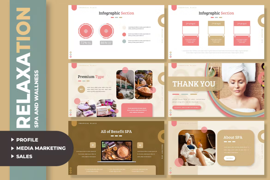 Relaxation - Spa & Wellness Presentation – MasterBundles