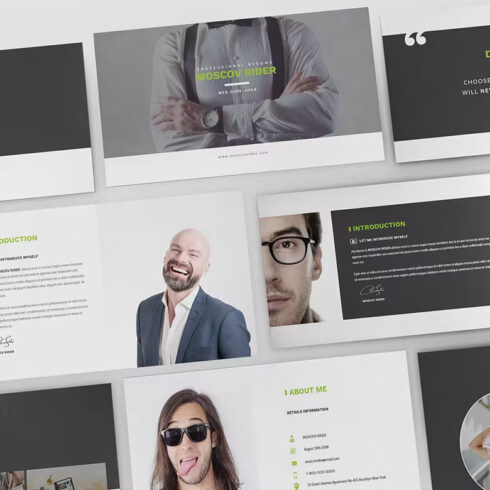 Resume CV Powerpoint Template | Master Bundles