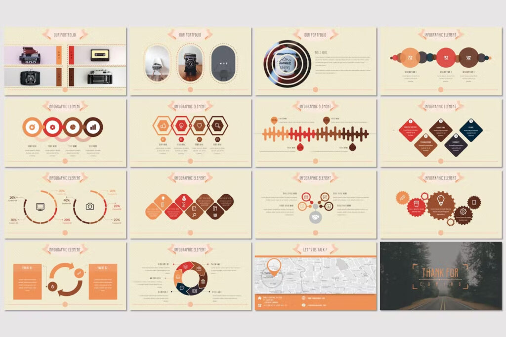 Vintage Powerpoint Template – MasterBundles