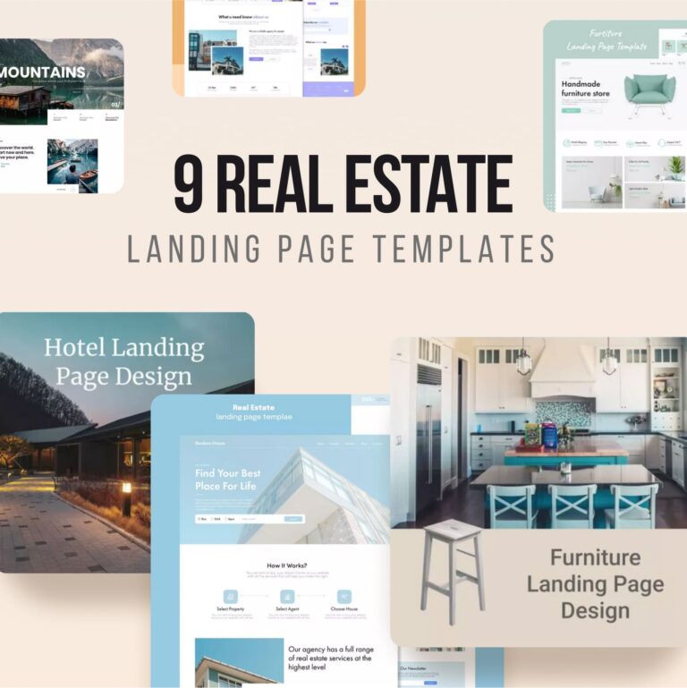 Modern Event Landing Page Template – MasterBundles