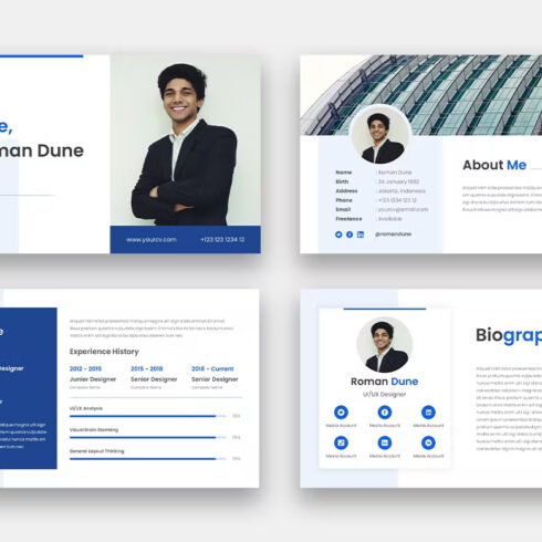 Yourcv - Personal Resume PowerPoint Templates | Master Bundles