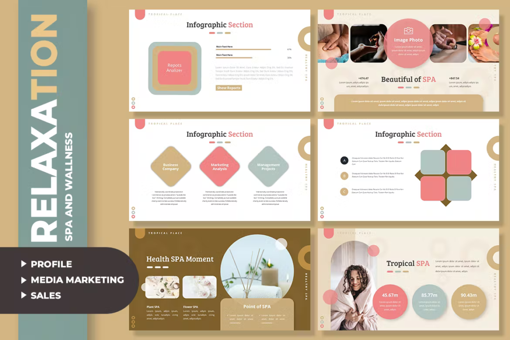 Relaxation - Spa & Wellness Presentation – MasterBundles