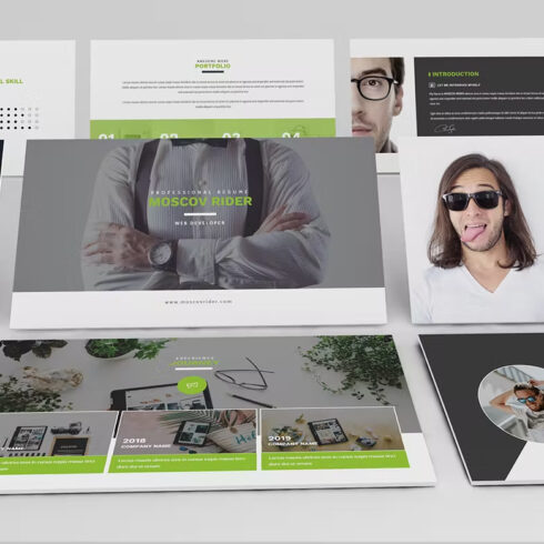 Resume CV Powerpoint Template | Master Bundles