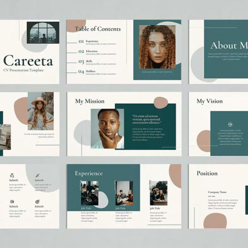 CV PowerPoint Presentation Template | Master Bundles