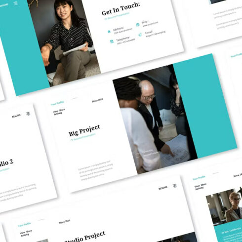 Resume Powerpoint Presentation Template | Master Bundles