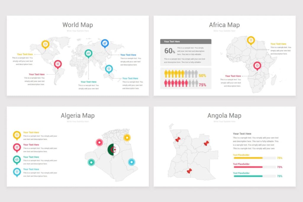 Africa Maps PowerPoint Template – MasterBundles