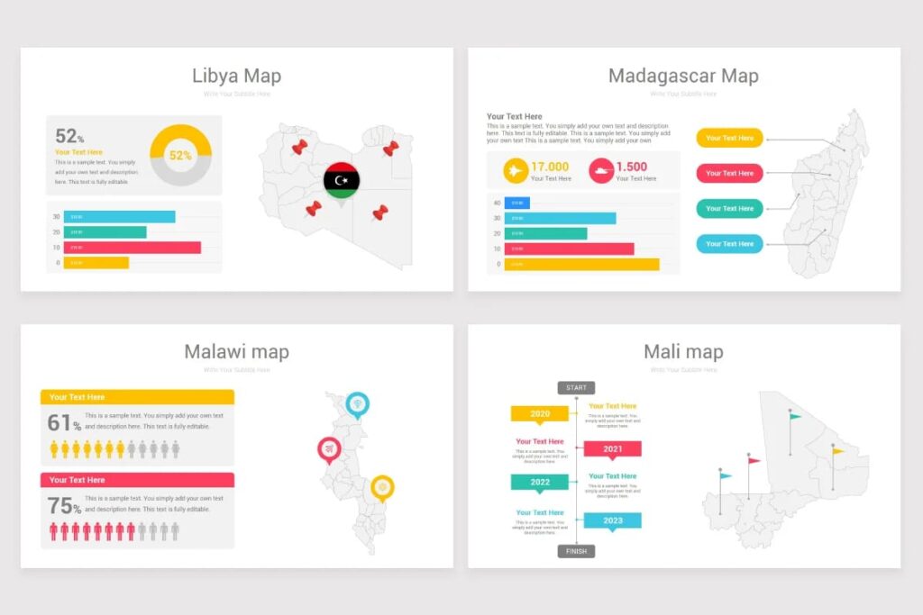 Africa Maps PowerPoint Template – MasterBundles