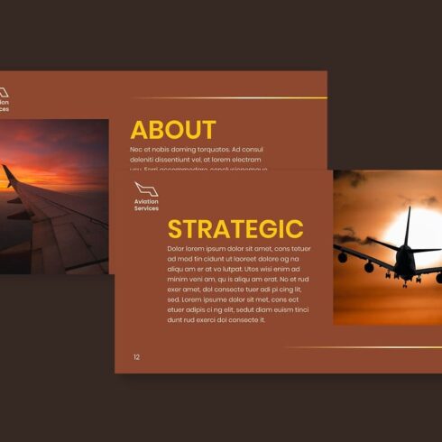 Presentation Aviation Airlines | Master Bundles