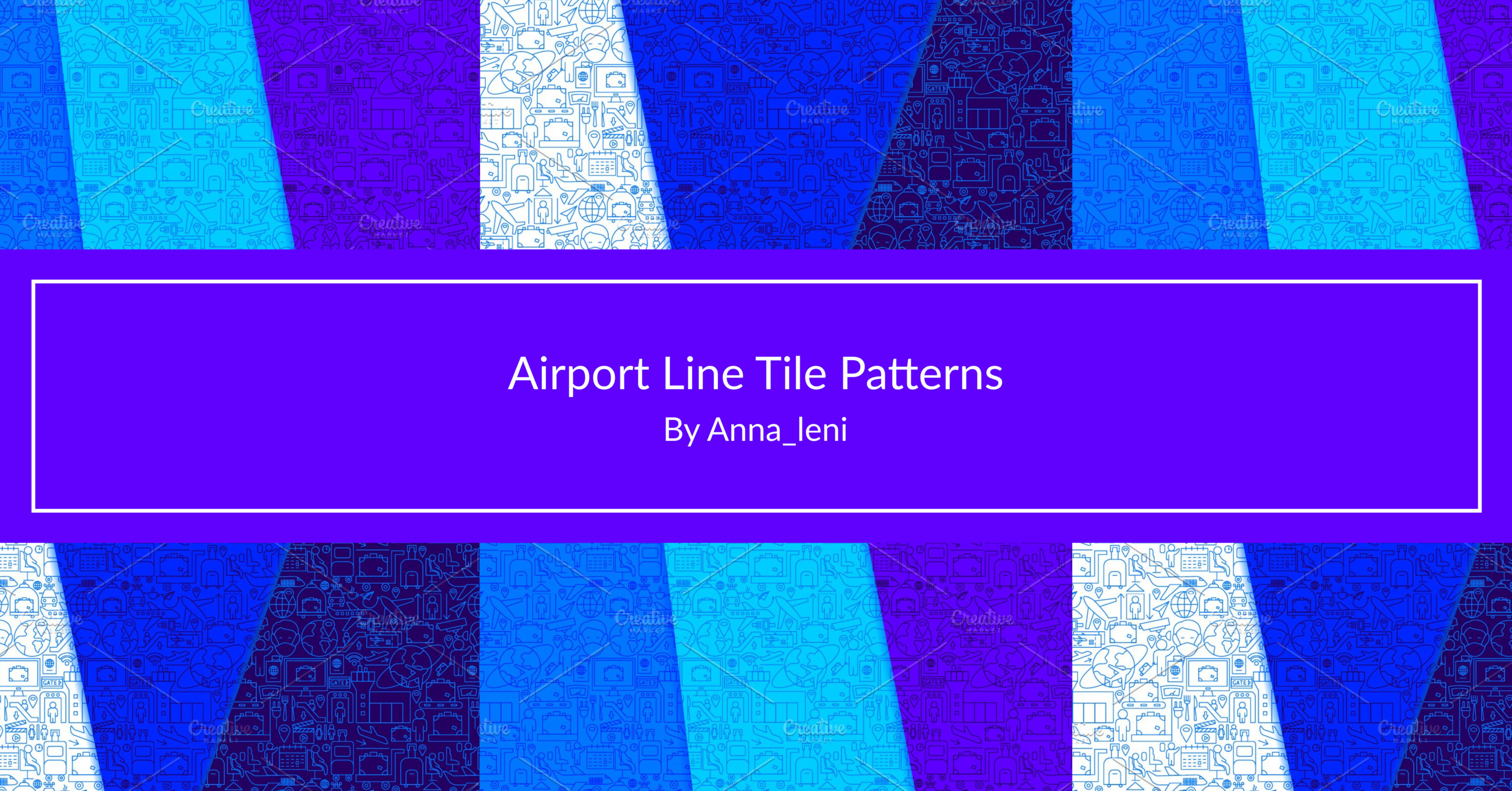 Airport Line Tile Patterns – MasterBundles