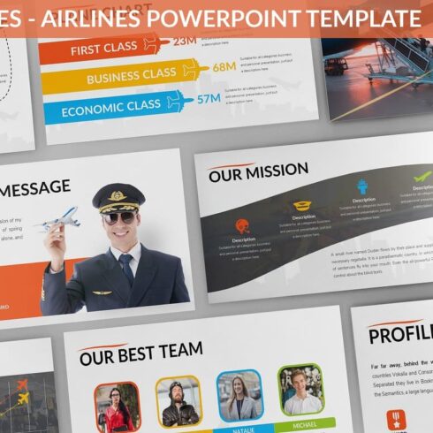 Airwaves - Airlines Powerpoint | Master Bundles