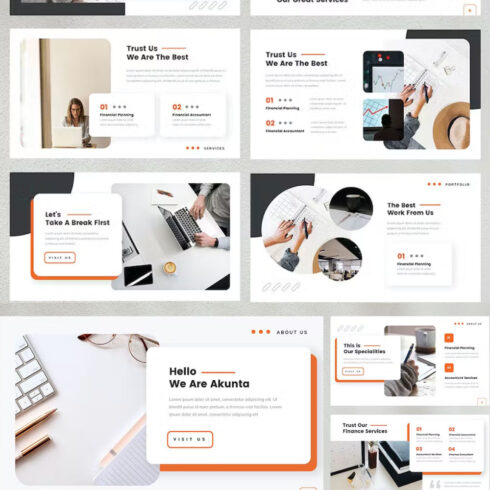 Akunta - Accounting PowerPoint Template | Master Bundles