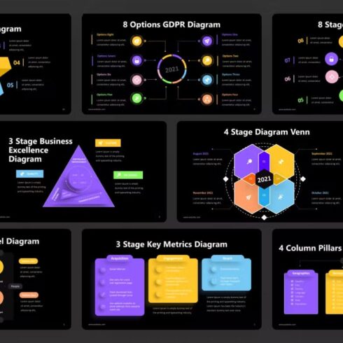 Modern Diagram Infographic PowerPoint Template | Master Bundles