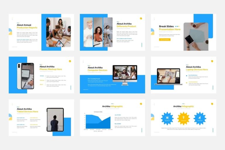 Archika Business Presentation – MasterBundles