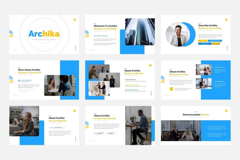 Archika Business Presentation – MasterBundles