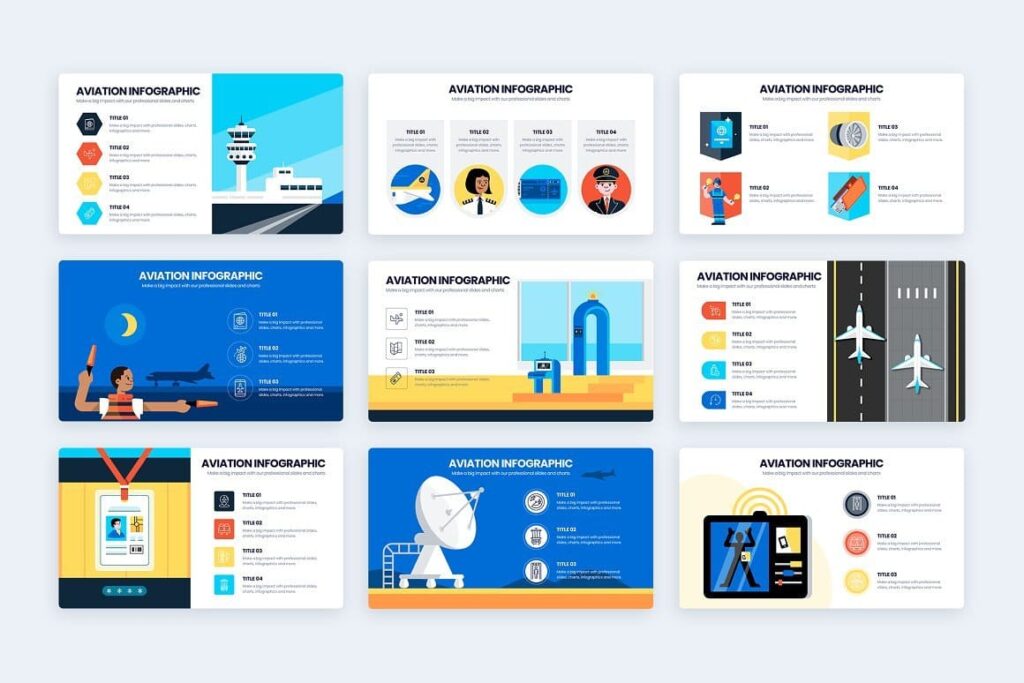 Aviation Powerpoint Template – MasterBundles