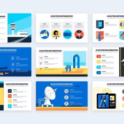 Aviation Powerpoint Template | Master Bundles