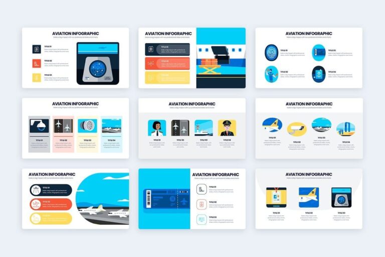 Aviation Powerpoint Template – MasterBundles