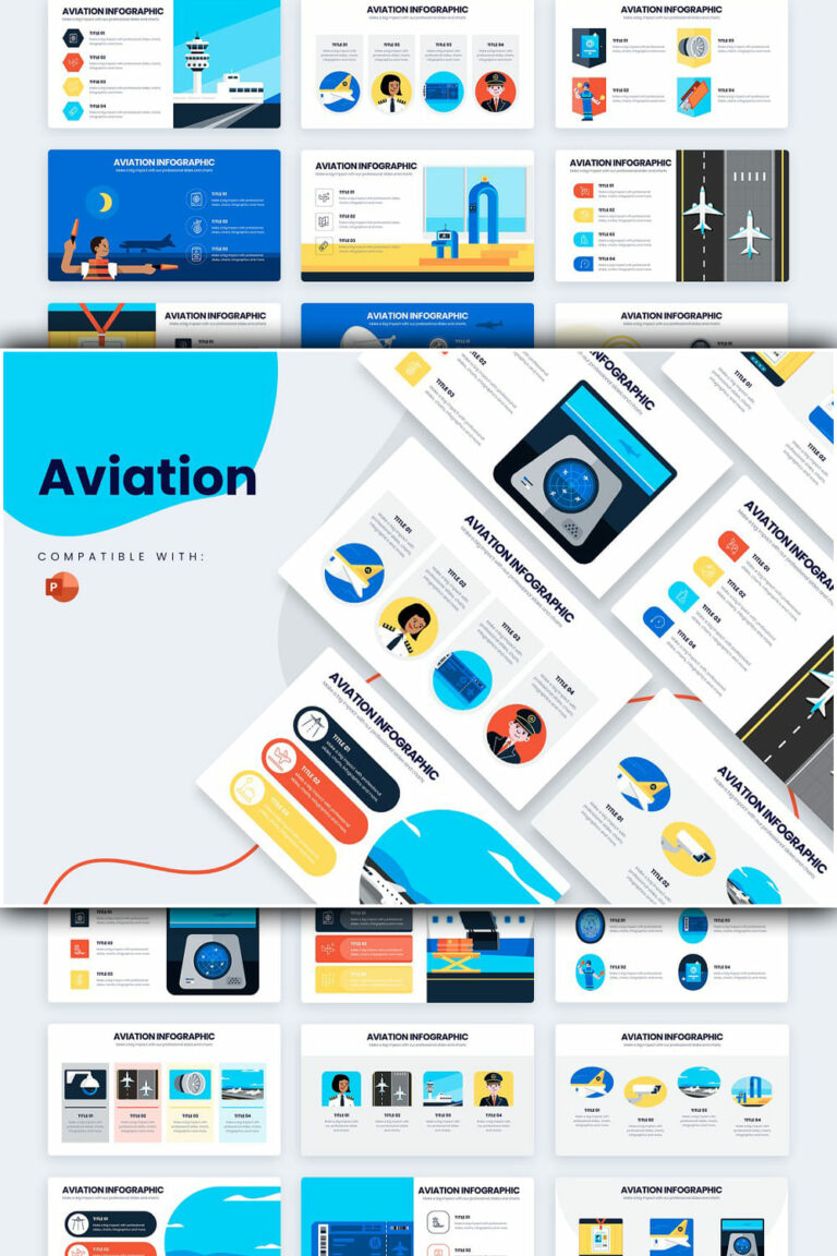 Aviation Powerpoint Template – MasterBundles