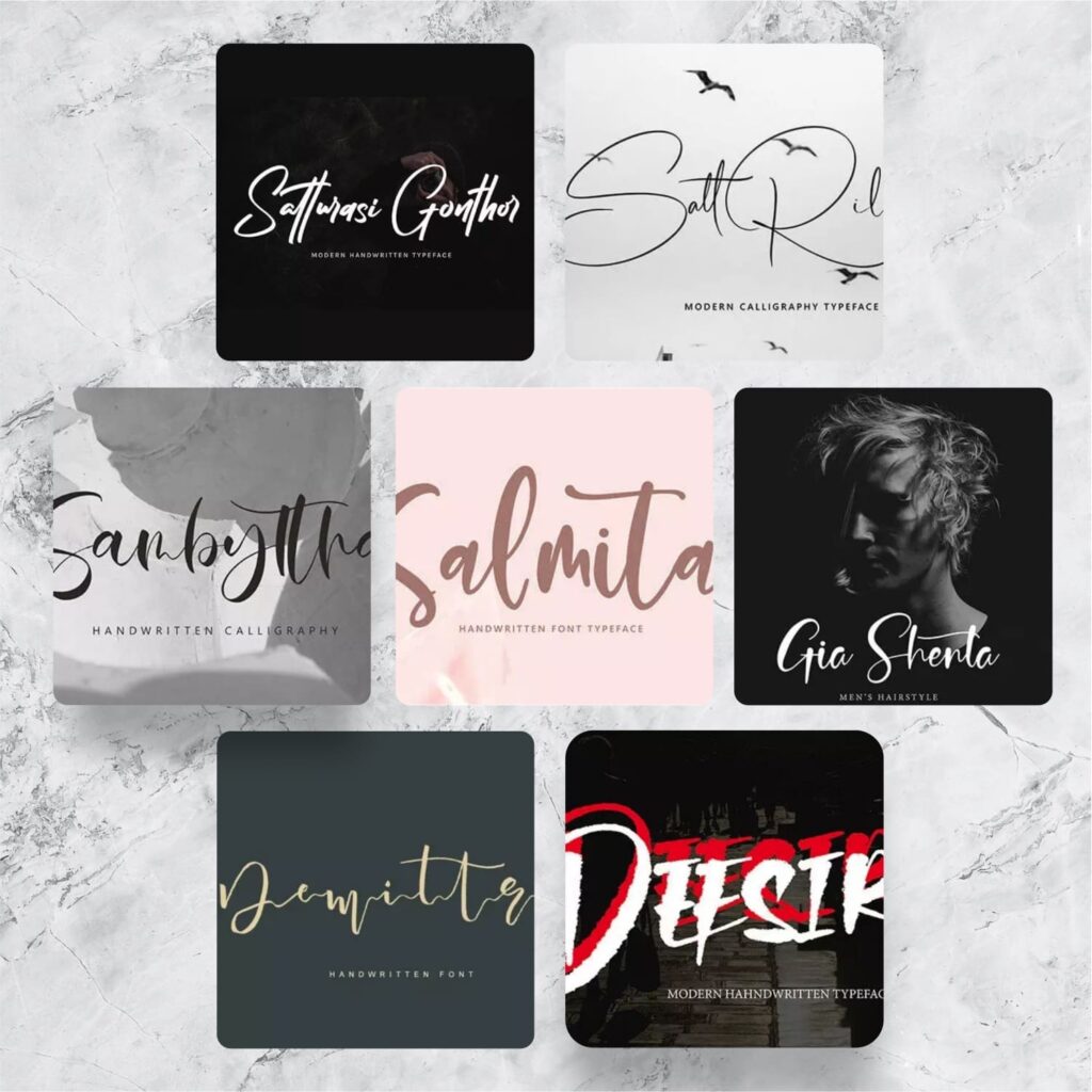 10 Baroque Script Fonts Bundle – MasterBundles