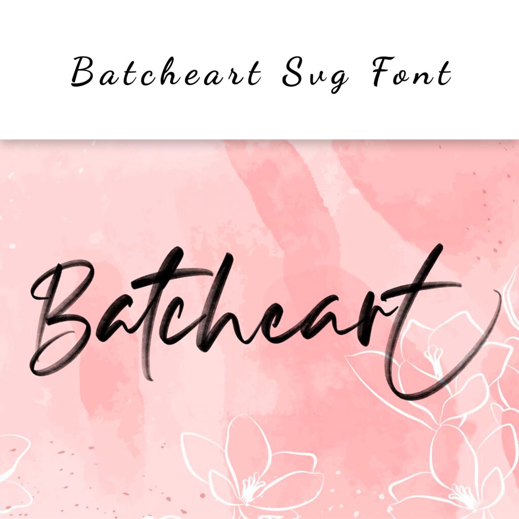 Batcheart SVG Font – MasterBundles