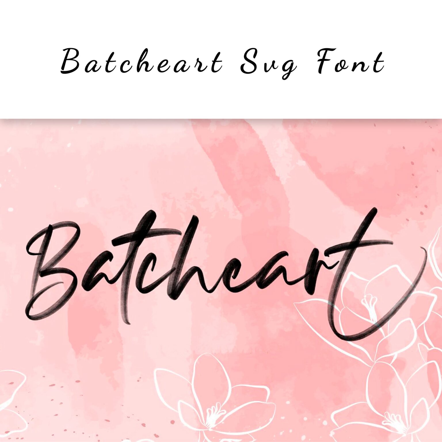 Batcheart SVG Font – MasterBundles