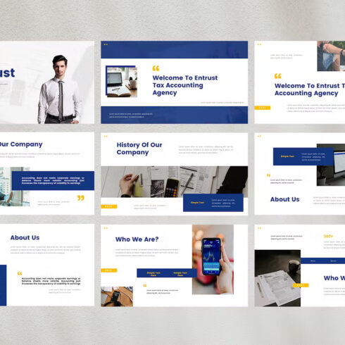Entrust - Tax Accounting PowerPoint Template | Master Bundles