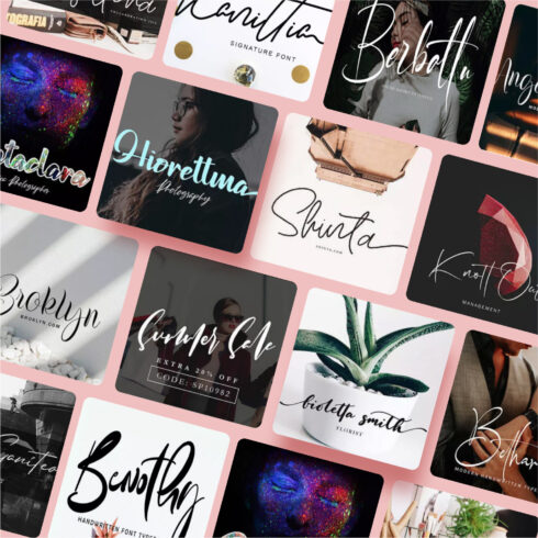 10 Beautiful Script Fonts Bundle – MasterBundles