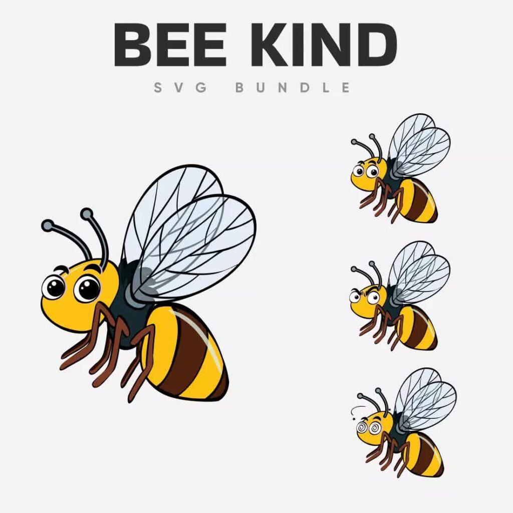 25 Bee SVG Designs Bundle – MasterBundles