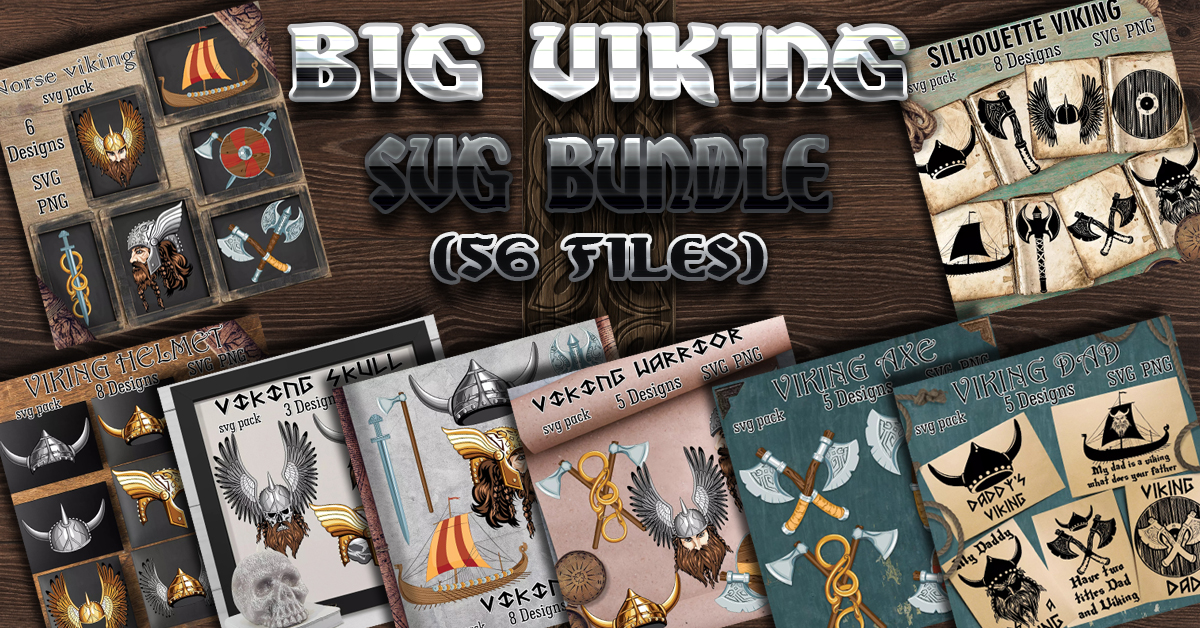 Big Viking SVG Bundle: 56 Files – MasterBundles