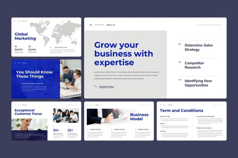 Business Proposal PowerPoint Template – MasterBundles