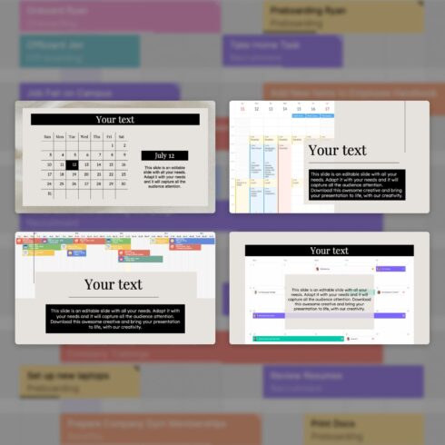 Free Calendar Timeline Powerpoint – MasterBundles