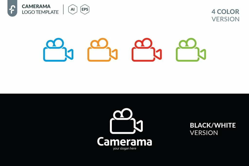 Modern Camera Logo – MasterBundles