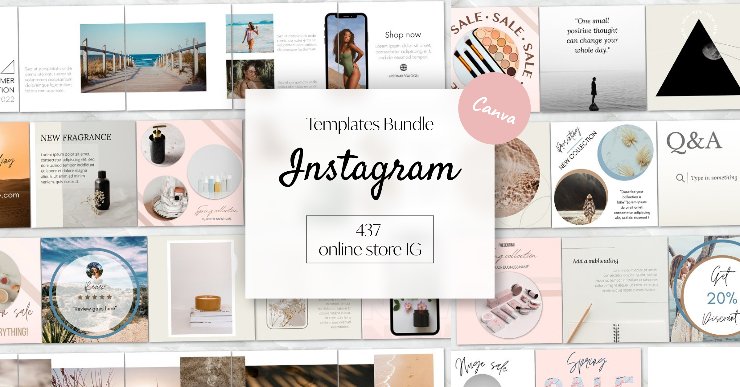 Canva Instagram Templates Bundle – MasterBundles