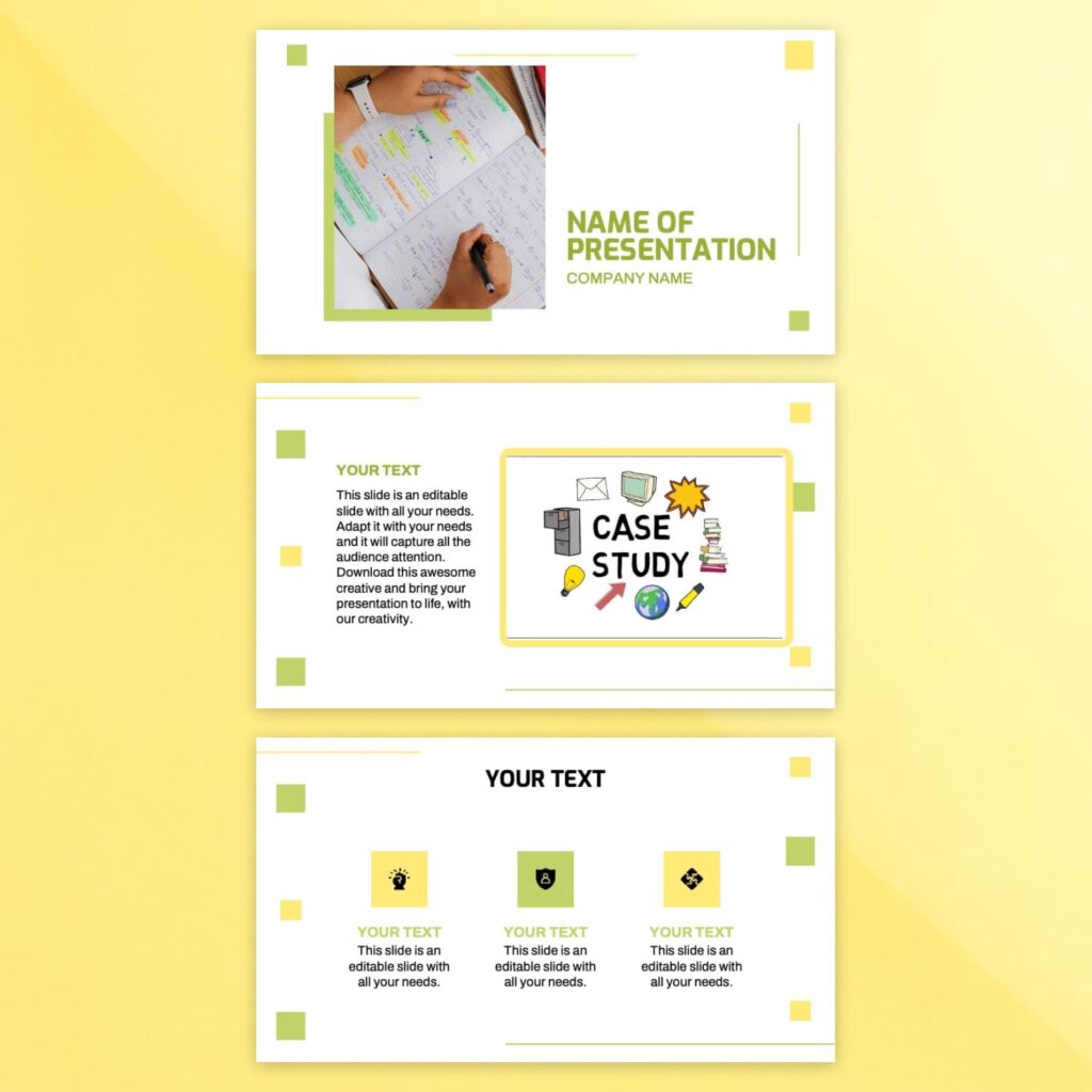 Case Study Powerpoint Template Free – MasterBundles