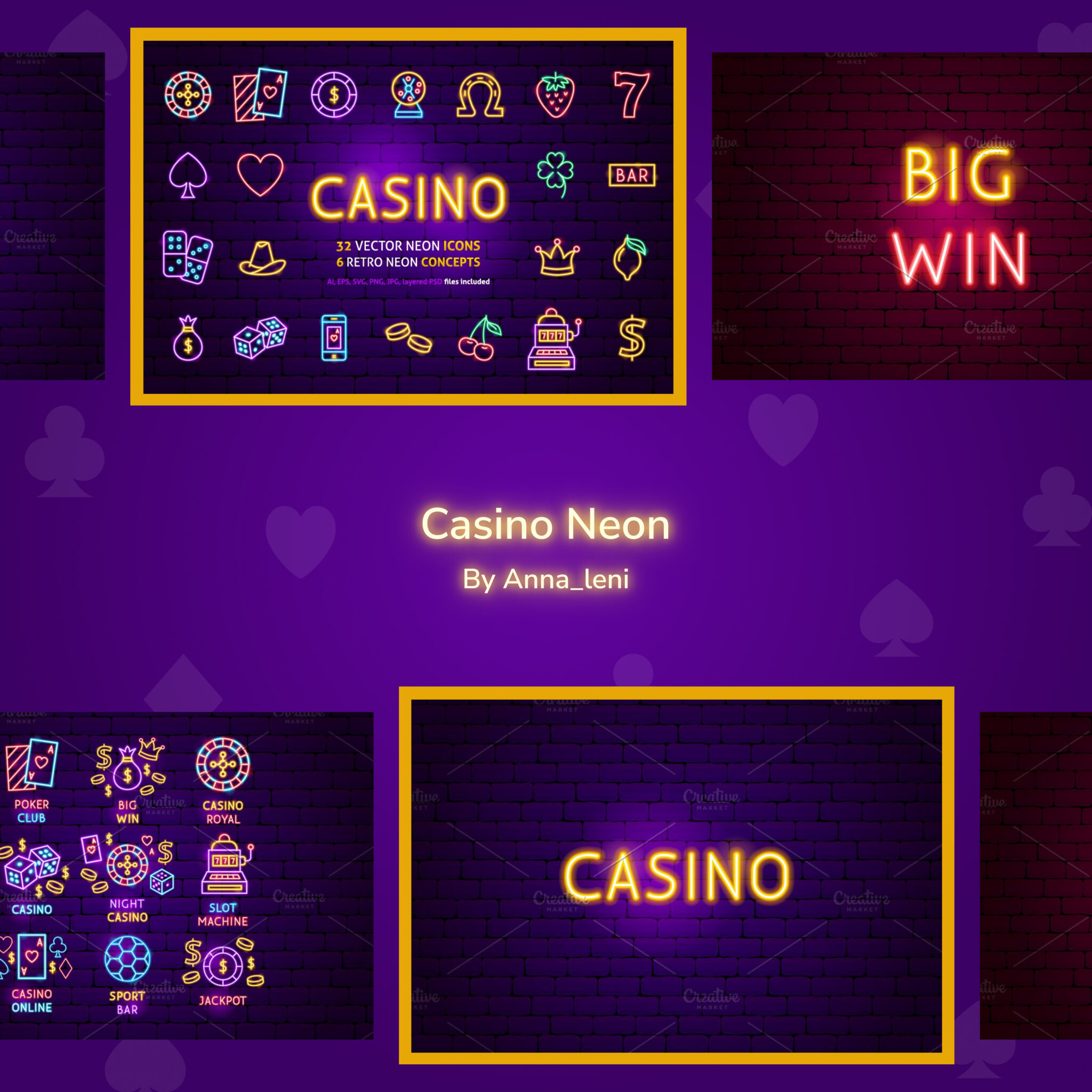 Casino Graphics Patterns – MasterBundles